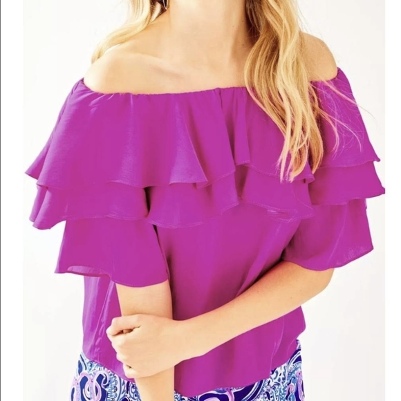 Lilly Pulitzer | Tops | Lilly Pulitzer Haylee Top | Poshmark
